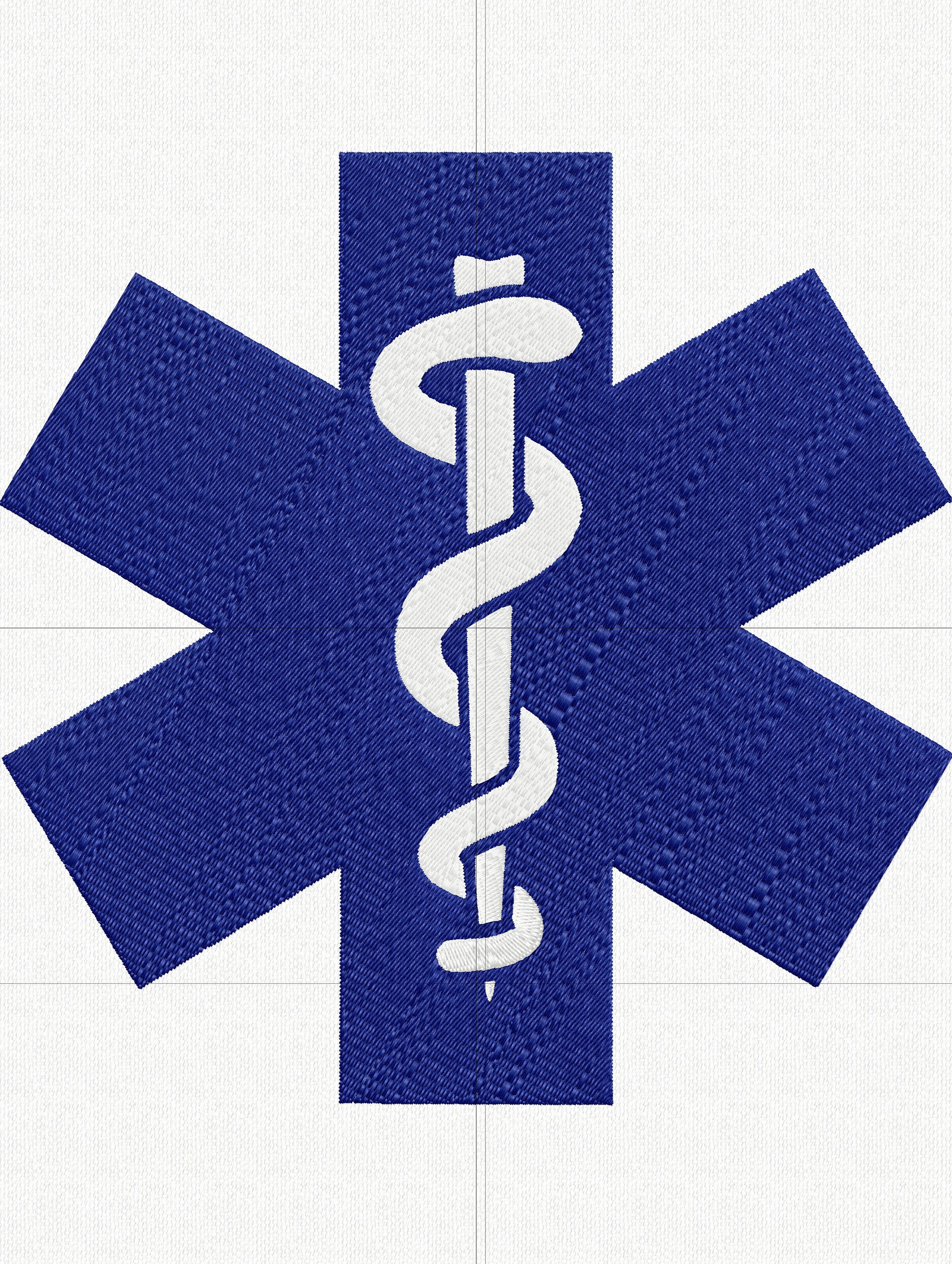 Medical Symbol Embroidery Design: Multiple Formats, 9 Sizes (digital ...