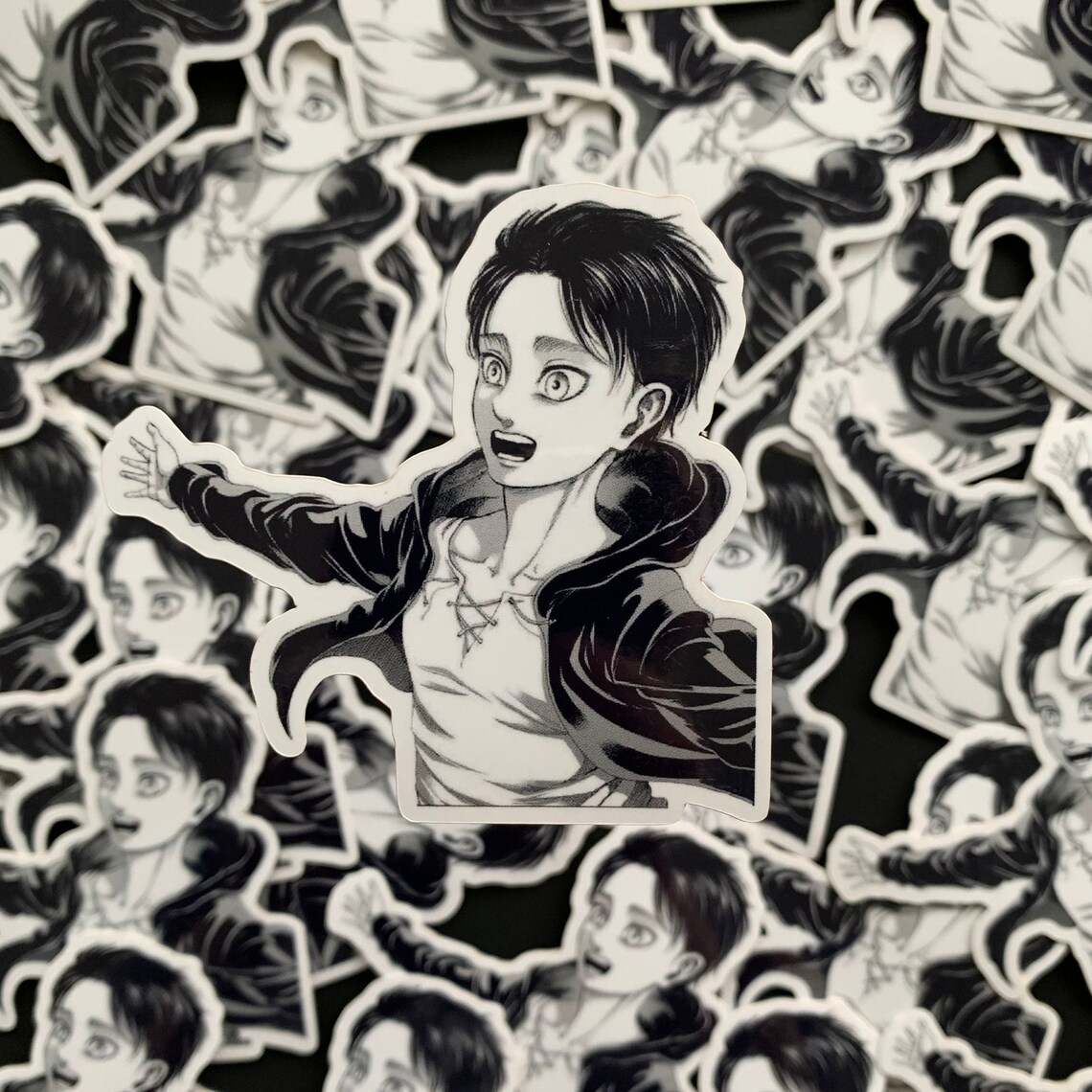 Eren Jaeger Anime Sticker Attack on Titan Shingeki No | Etsy Ireland