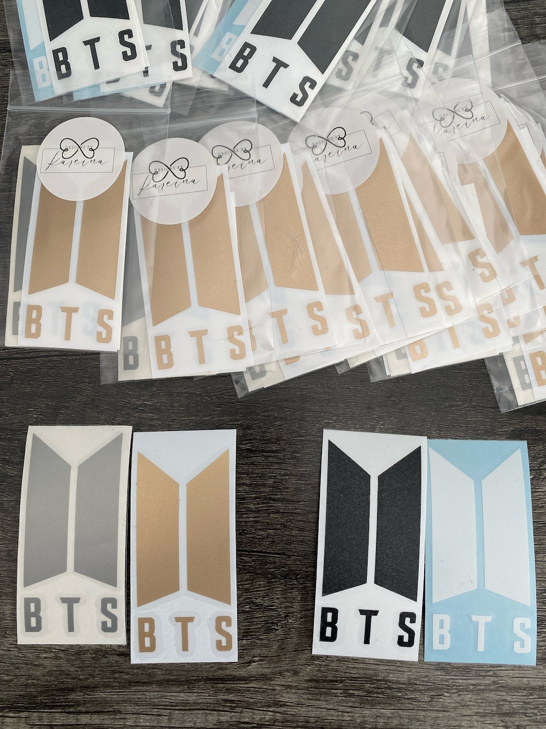 Borahae Sticker Decal Set BTS Logo Bangtan Sonyeondan Logo Stickers ...