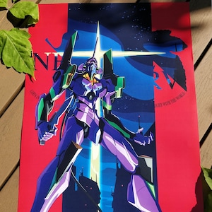 Eva Unit-01 Poster: Neon Genesis Evangelion-12"x 18" & 24" X 36" Size ...