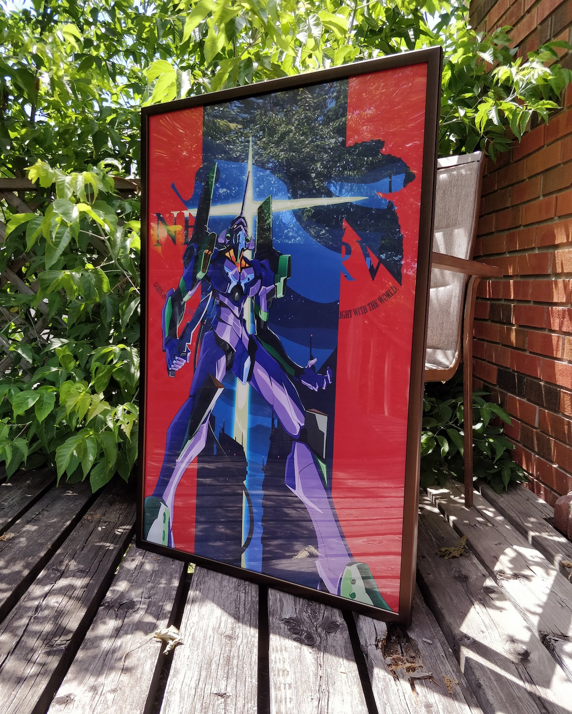 Eva Unit-01 Poster: Neon Genesis Evangelion-12"x 18" & 24" X 36" Size ...