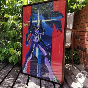 Eva Unit-01 Poster: Neon Genesis Evangelion-12"x 18" & 24" X 36" Size ...