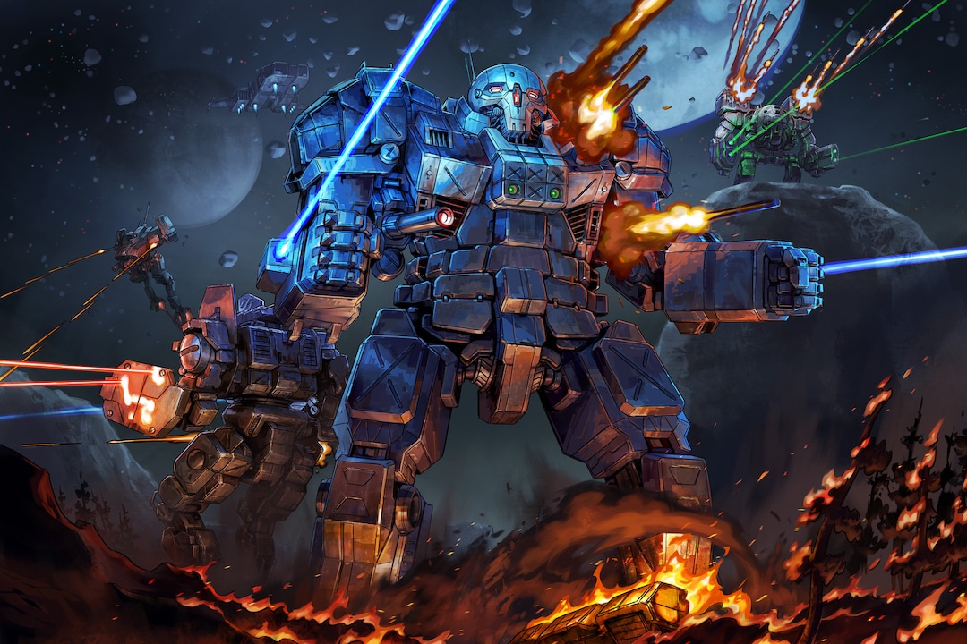 Battletech Fanart: Mechwarrior Atlas 12" X 18" and 24" X 36" Posters - Etsy