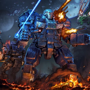 Battletech Fanart: Mechwarrior Atlas 12" X 18" and 24" X 36" Posters - Etsy