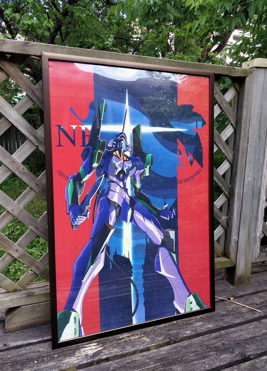 Eva Unit-01 Poster: Neon Genesis Evangelion-12"x 18" & 24" X 36" Size ...