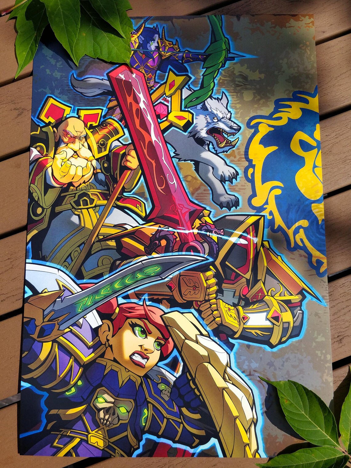 World of Warcraft Classic - Horde Vs Alliance - 12" X 18" & 24" X 36 ...