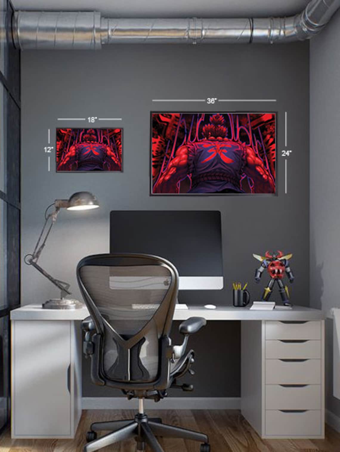 Street Fighter Fanart: Akuma 12" X 18" and 24" X 36" Posters - Etsy