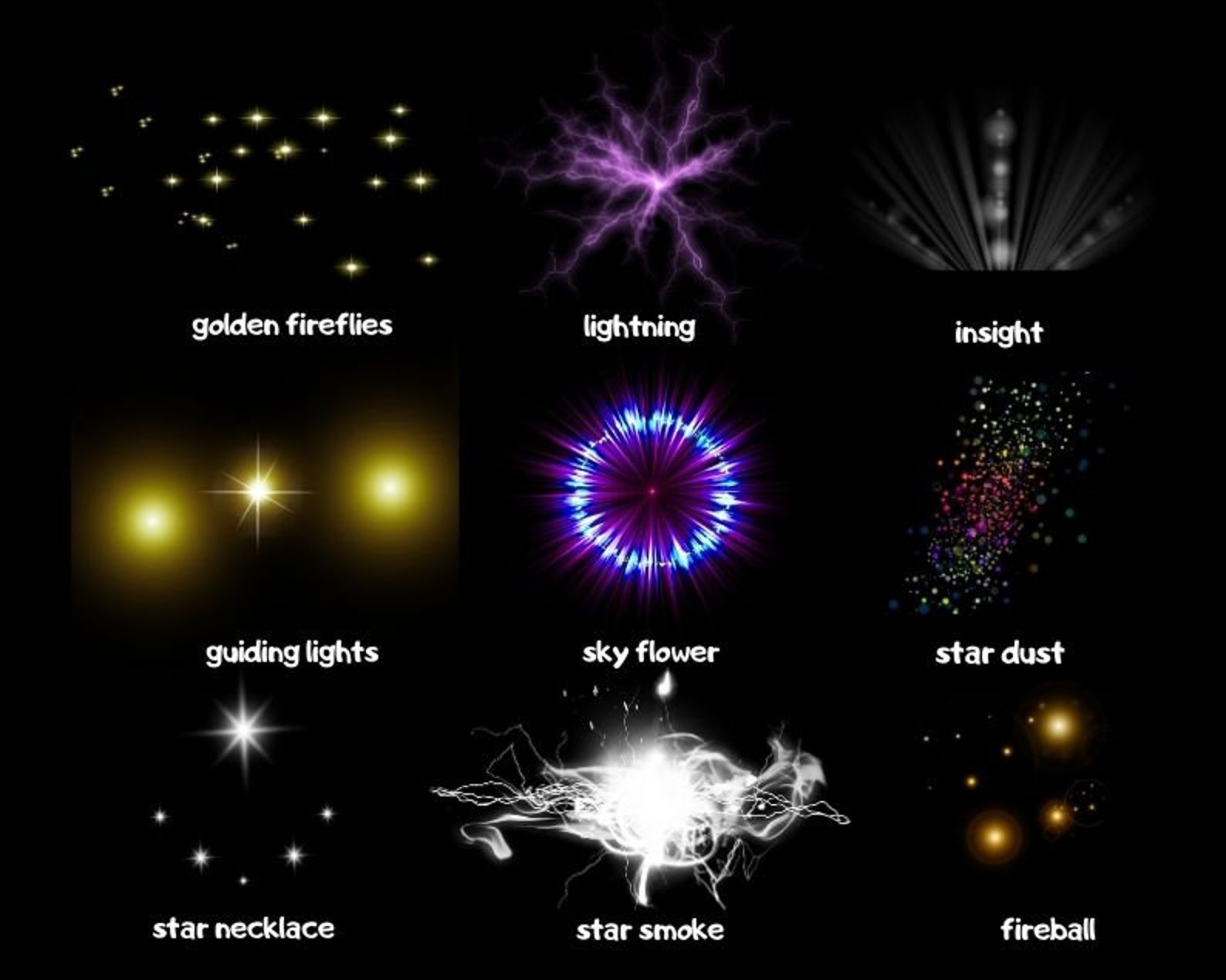 Magic light Light Burst Overlays Radiant Light Photoshop | Etsy