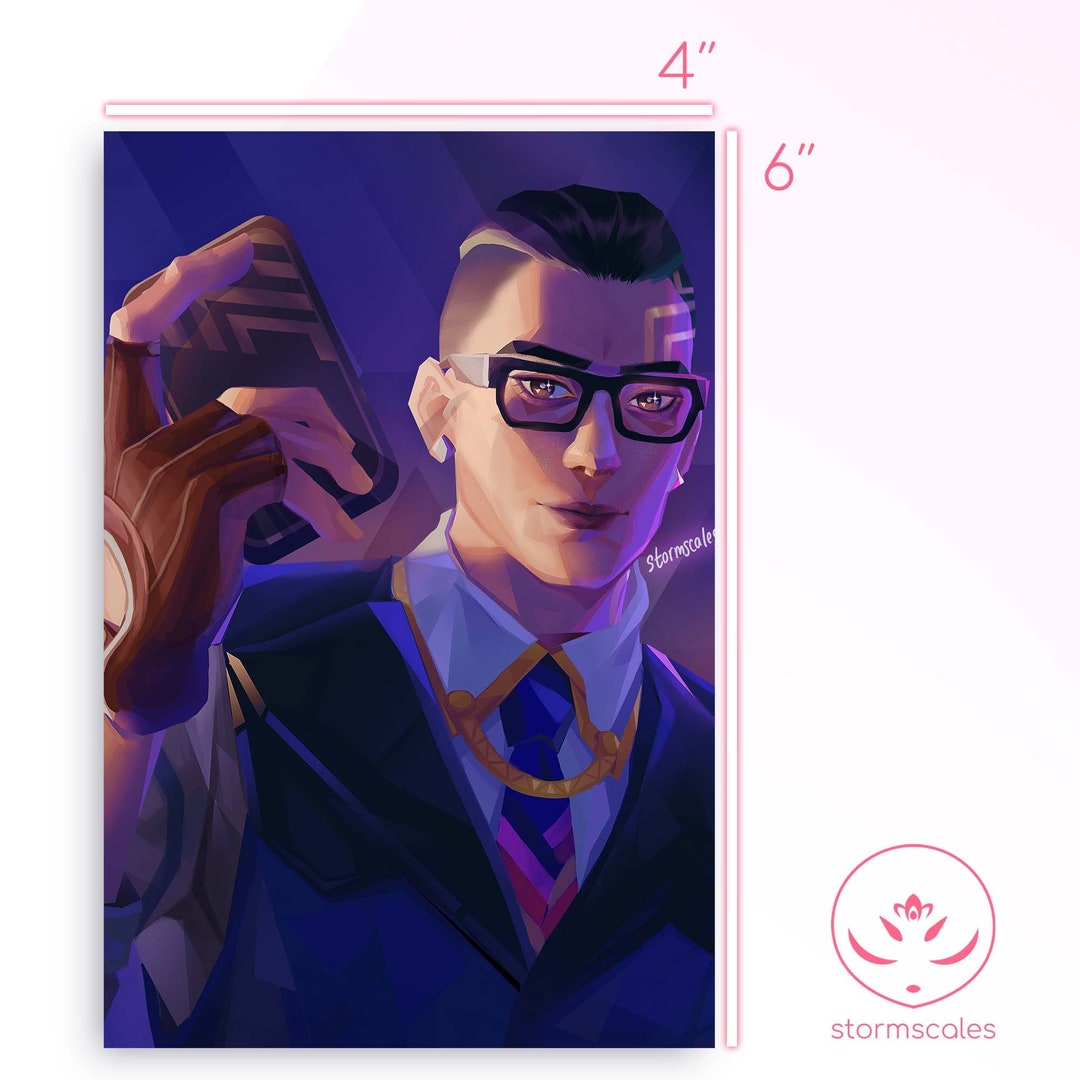 Valorant Chamber Postcard or Letter-sized Print - Etsy