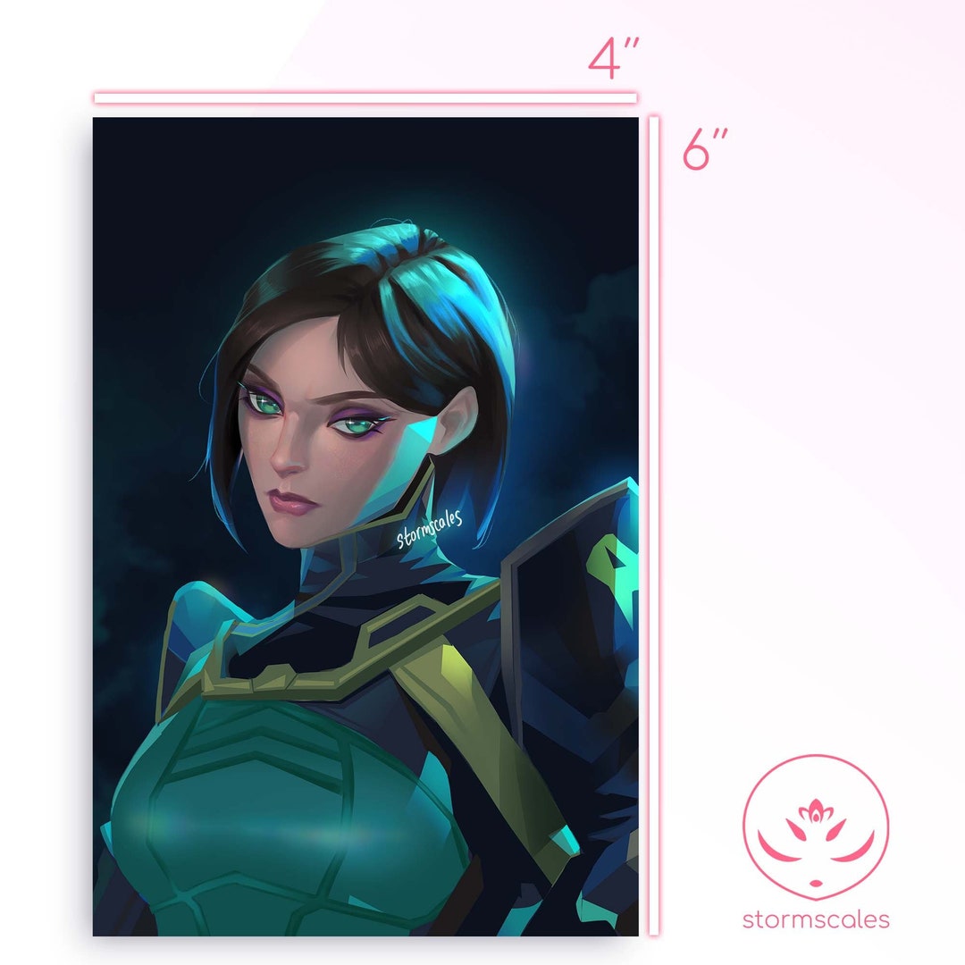 Valorant Viper Postcard or Letter-sized Print - Etsy