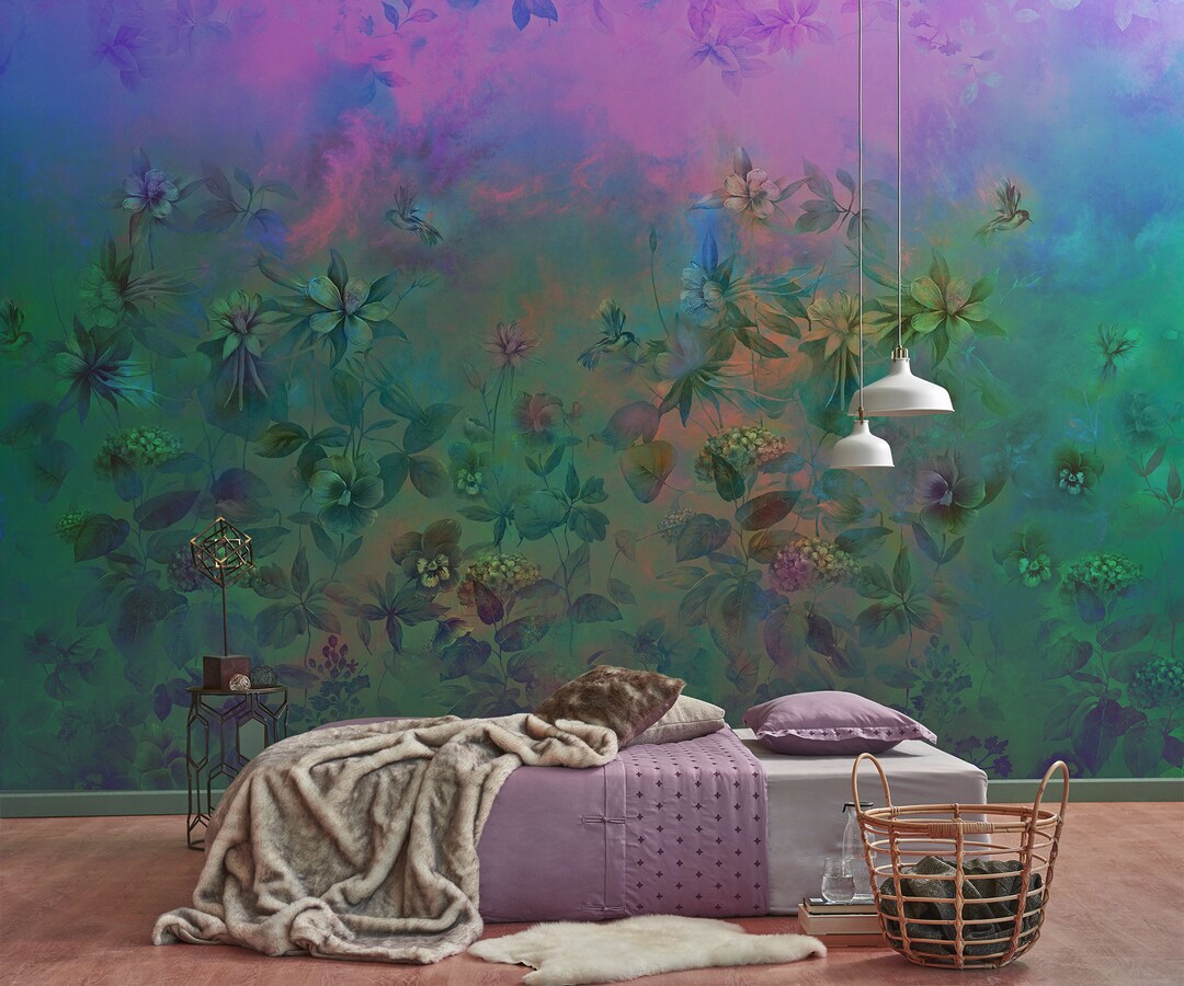 Botanical Garden Fantasy Wallpaper - Transform Your Home With Floral ...