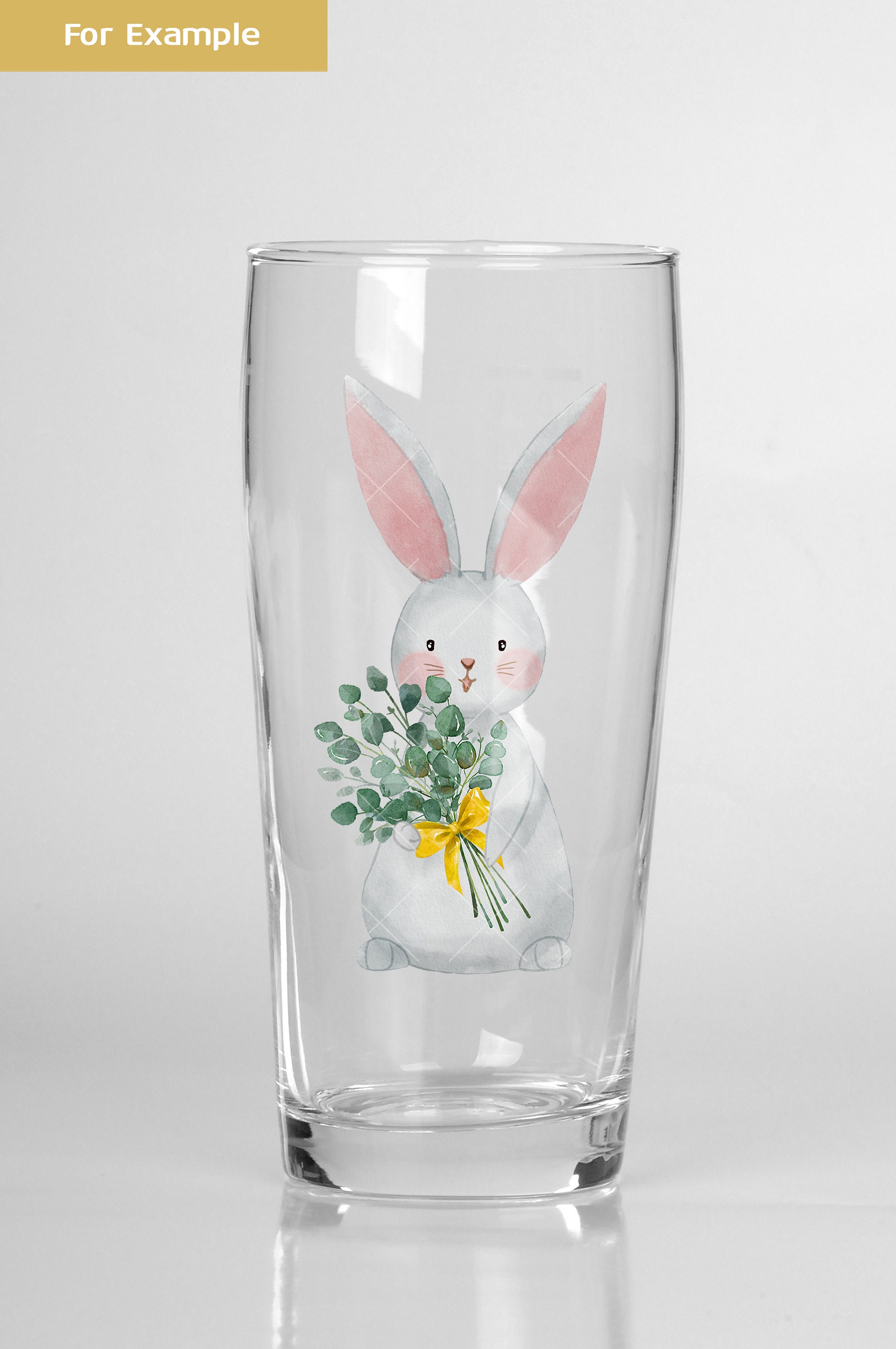 Watercolor Bunny Clipart Watercolor Rabbit Easter Clip Art | Etsy