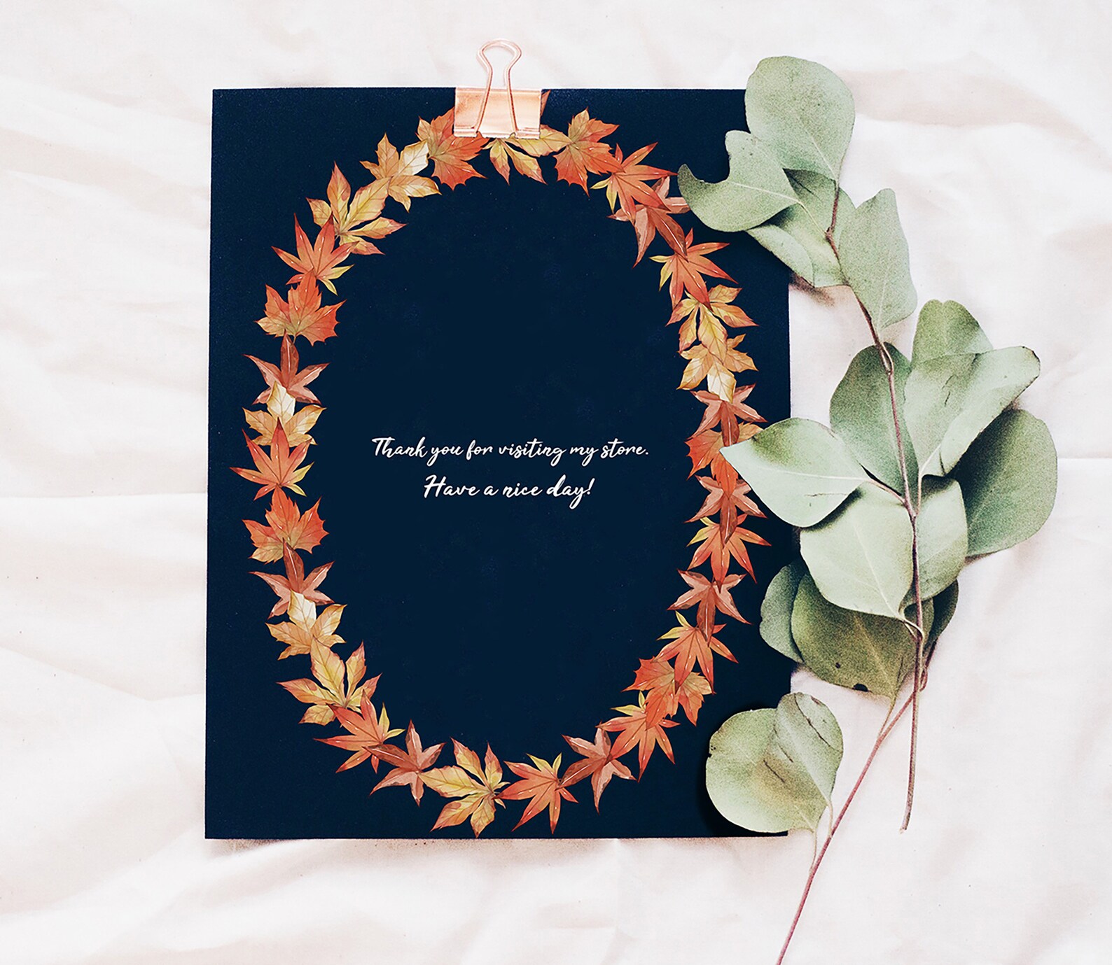 Watercolor Fall Leaf Clip Art Autumn Wreath Thanksgiving | Etsy