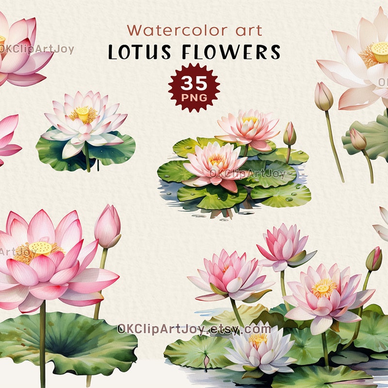 Lotus Flower Template - Etsy