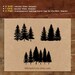 Tree Line Svg, Forest Svg, Tree Svg, Tree Silhouette Svg, Treeline Svg ...