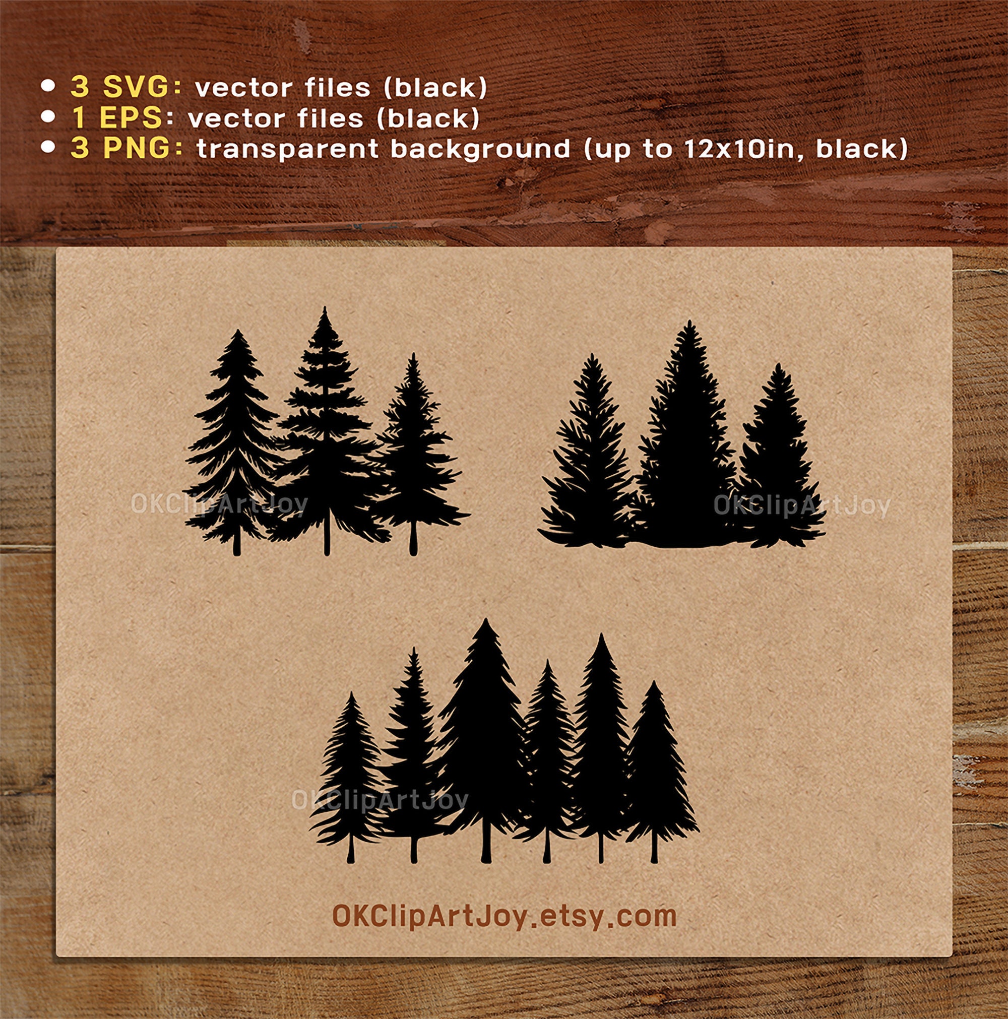 Tree Line Svg, Forest Svg, Tree Svg, Tree Silhouette Svg, Treeline Svg ...