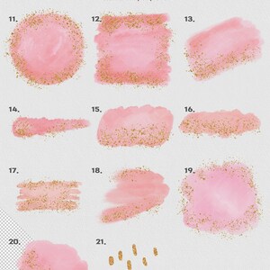 Watercolor Shapes Clipart, Digital Clipart, Watercolor Clipart ...