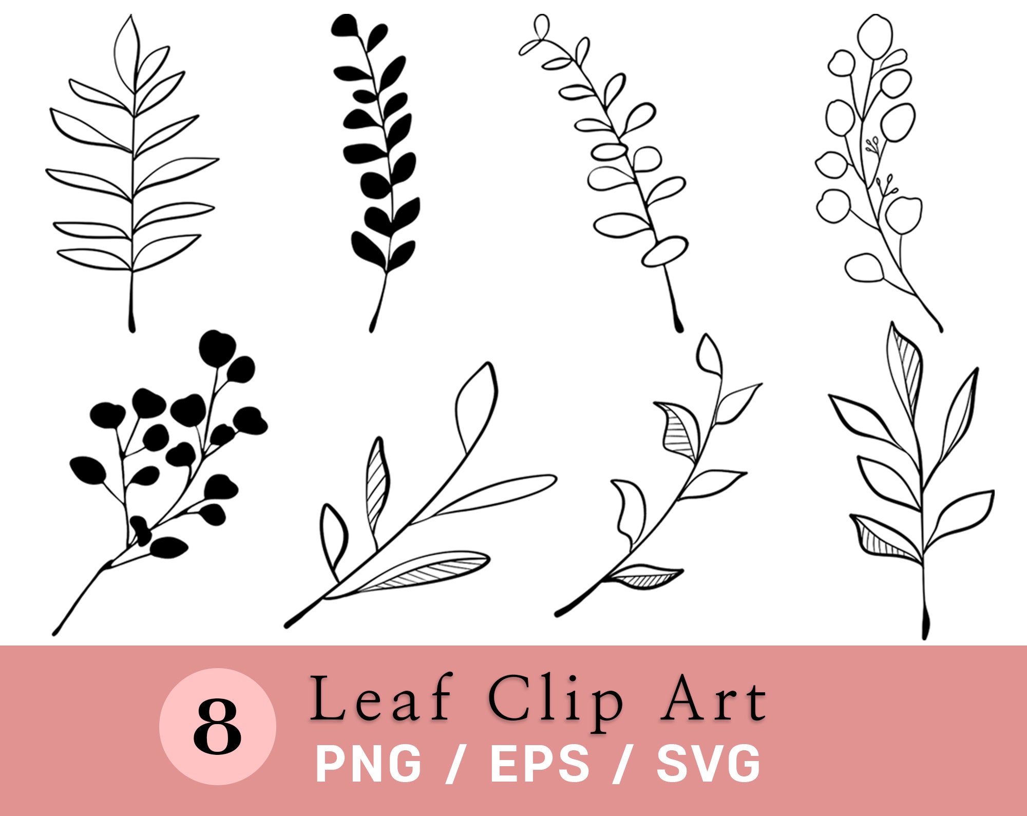 Botanical Svg Line Drawing SVG Line Art Svg Botanical Clip - Etsy