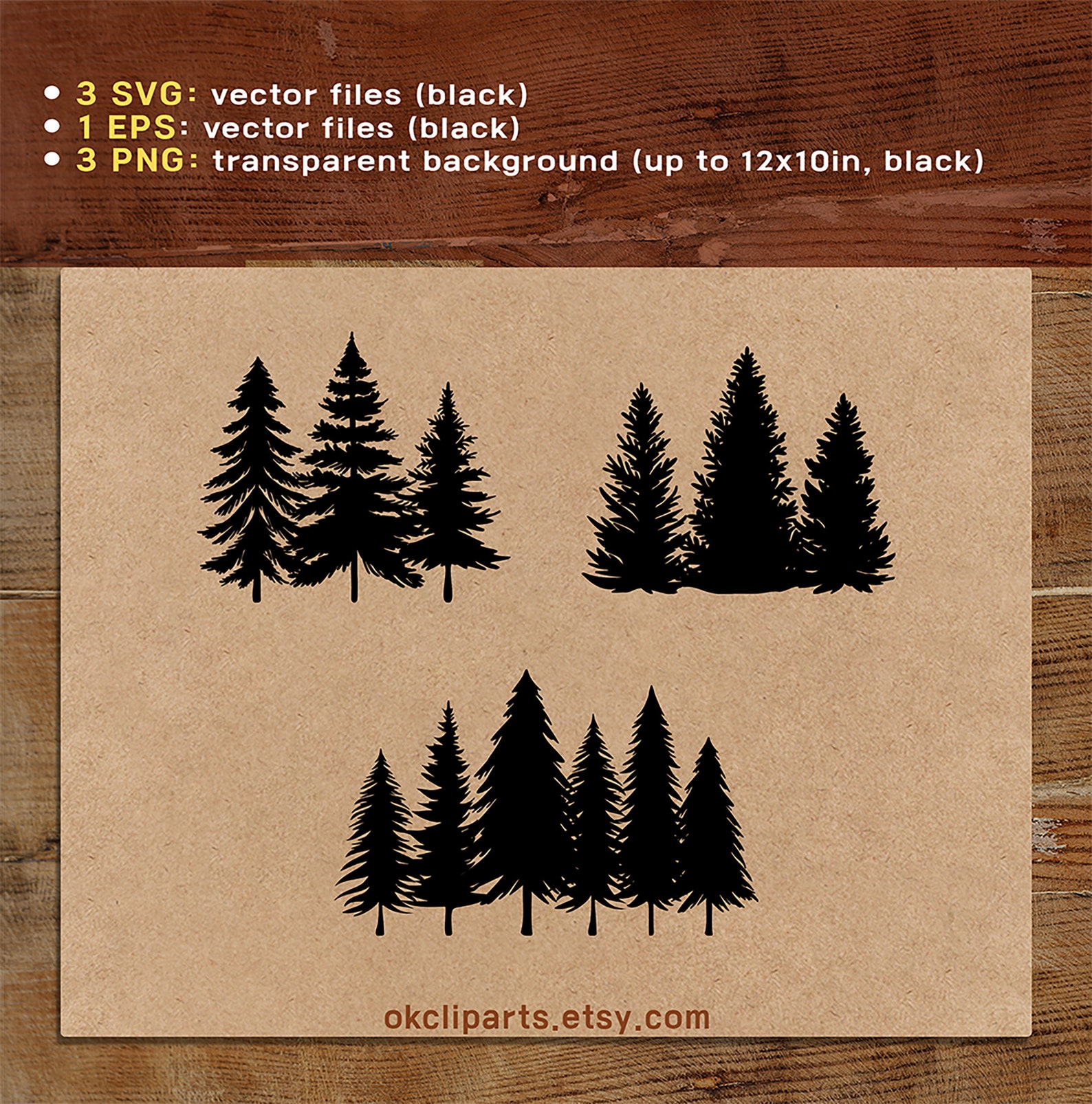 Tree Line Svg Forest Svg Tree Svg Tree Silhouette Svg - Etsy