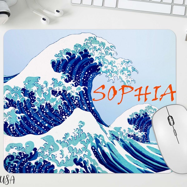 Great Wave Mouse Pad - Etsy