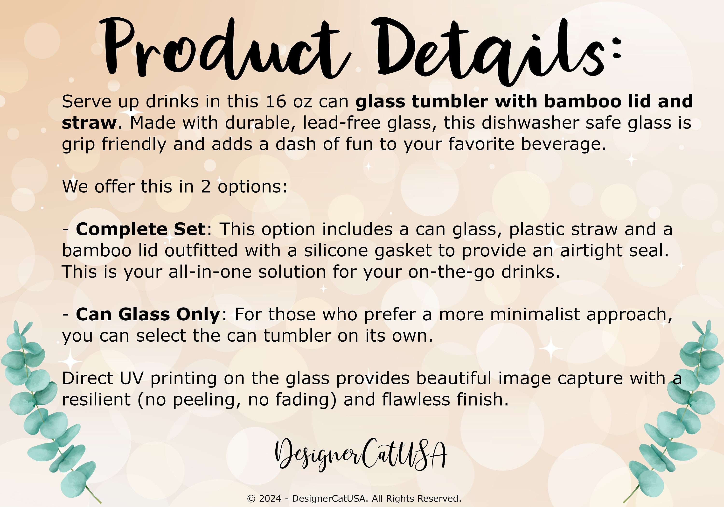 Personalized Red Cherry Glass Can, Custom Name Summer Fruit Soda Can ...