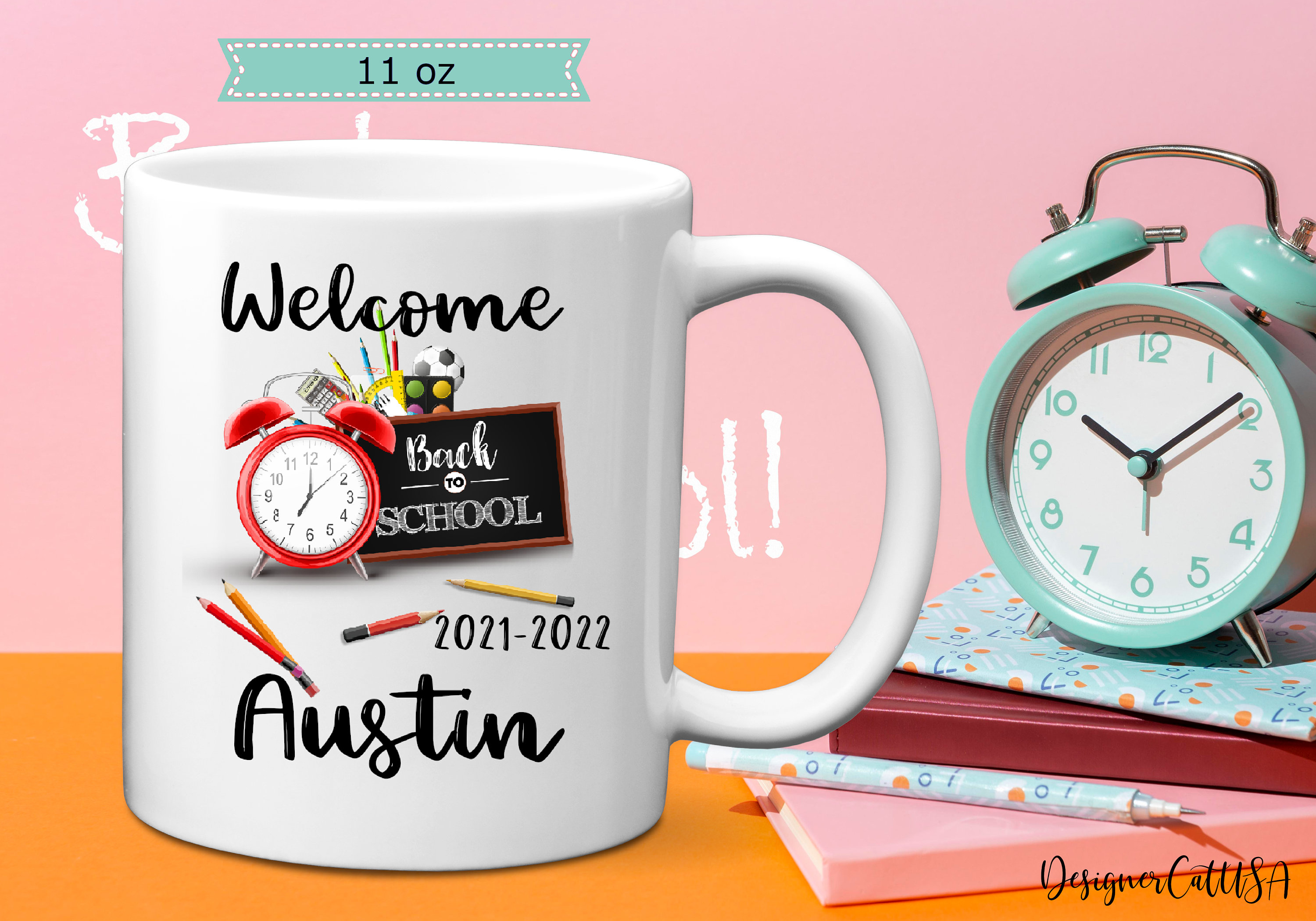 Personalized Welcome Back to School Mug 11 or 15 Oz First - Etsy UK