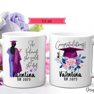 Personalized Nurse Graduation Mug, 11 or 15 Oz, New Nurse Gift, Custom ...