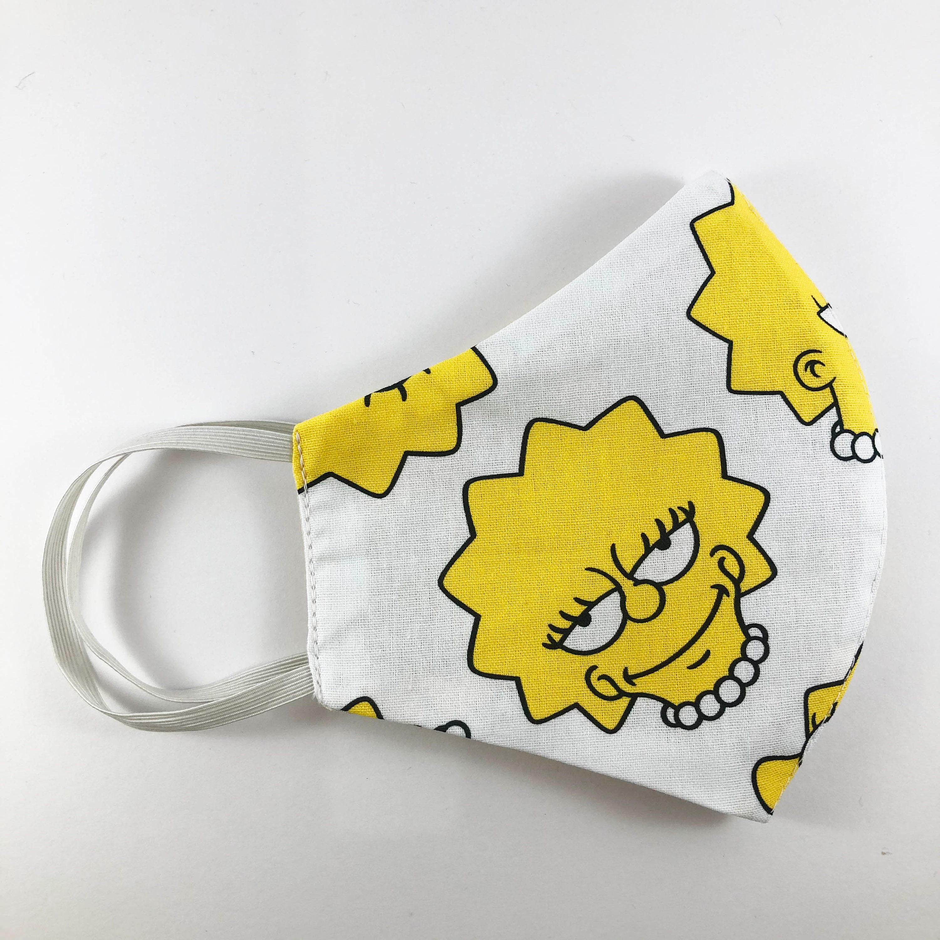 The Simpsons Lisa Simpson Handmade Cotton Face Mask Unisex | Etsy