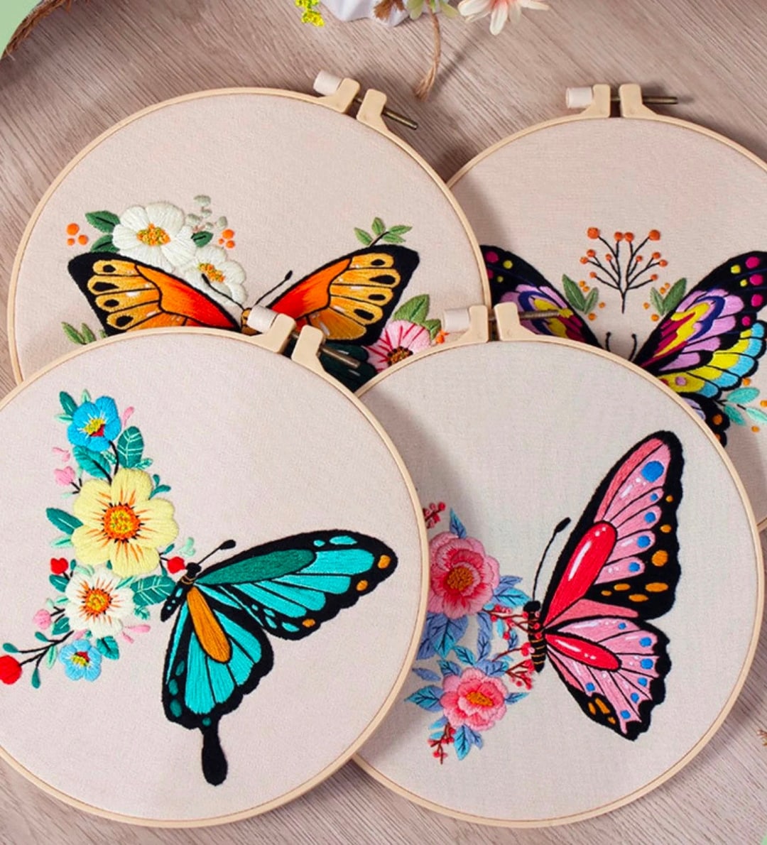 DIY Embroidery Kit Beginner, Beginner Embroidery Kit, Modern Embroidery ...