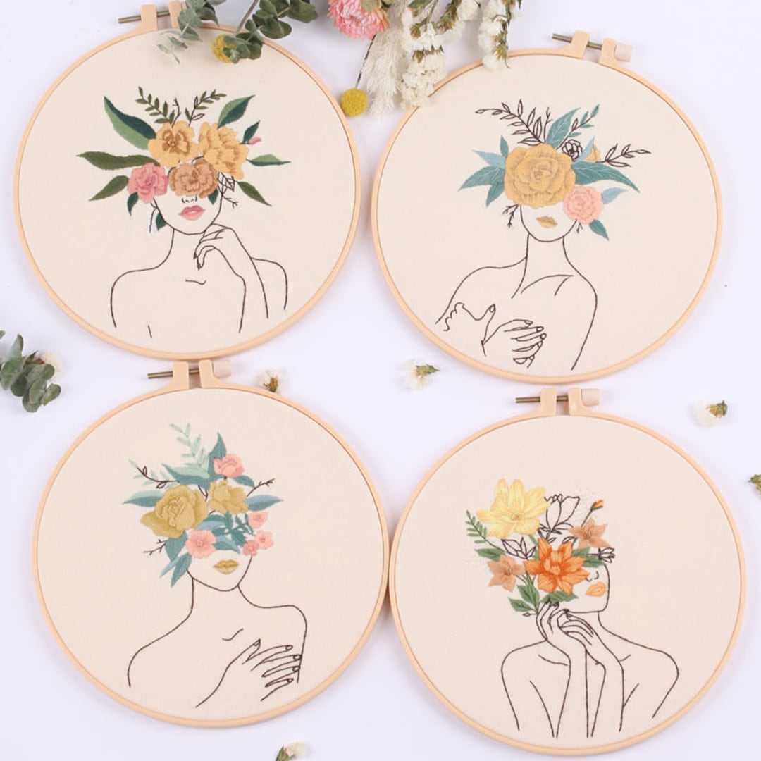 Feminist Embroidery Kit for Beginners Modern|hand Cross Stitch|line ...
