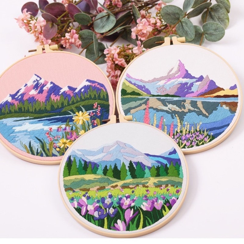 Embroidery Hoop Kit - Etsy