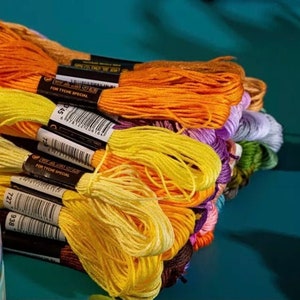 Embroidery Floss for Cross Stitch,embroidery Thread String Kit,50/100 ...
