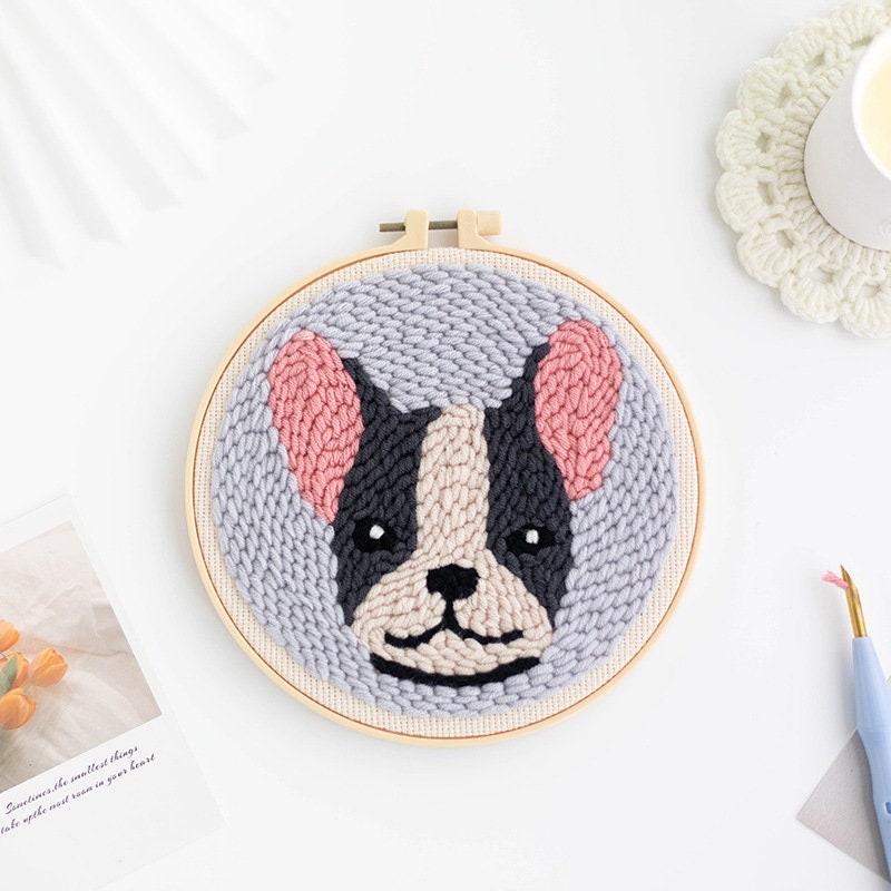 Punch Needle Dog - Etsy