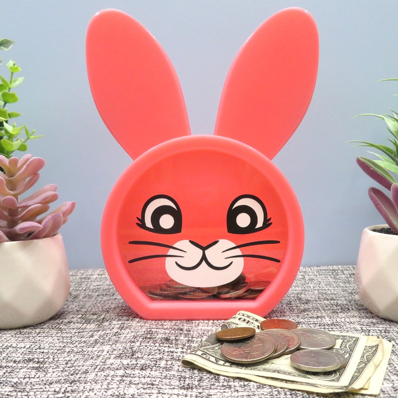 Bunny Piggy Bank - Etsy