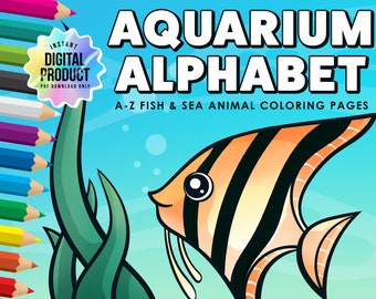 20 Ocean Coloring Pages - Etsy