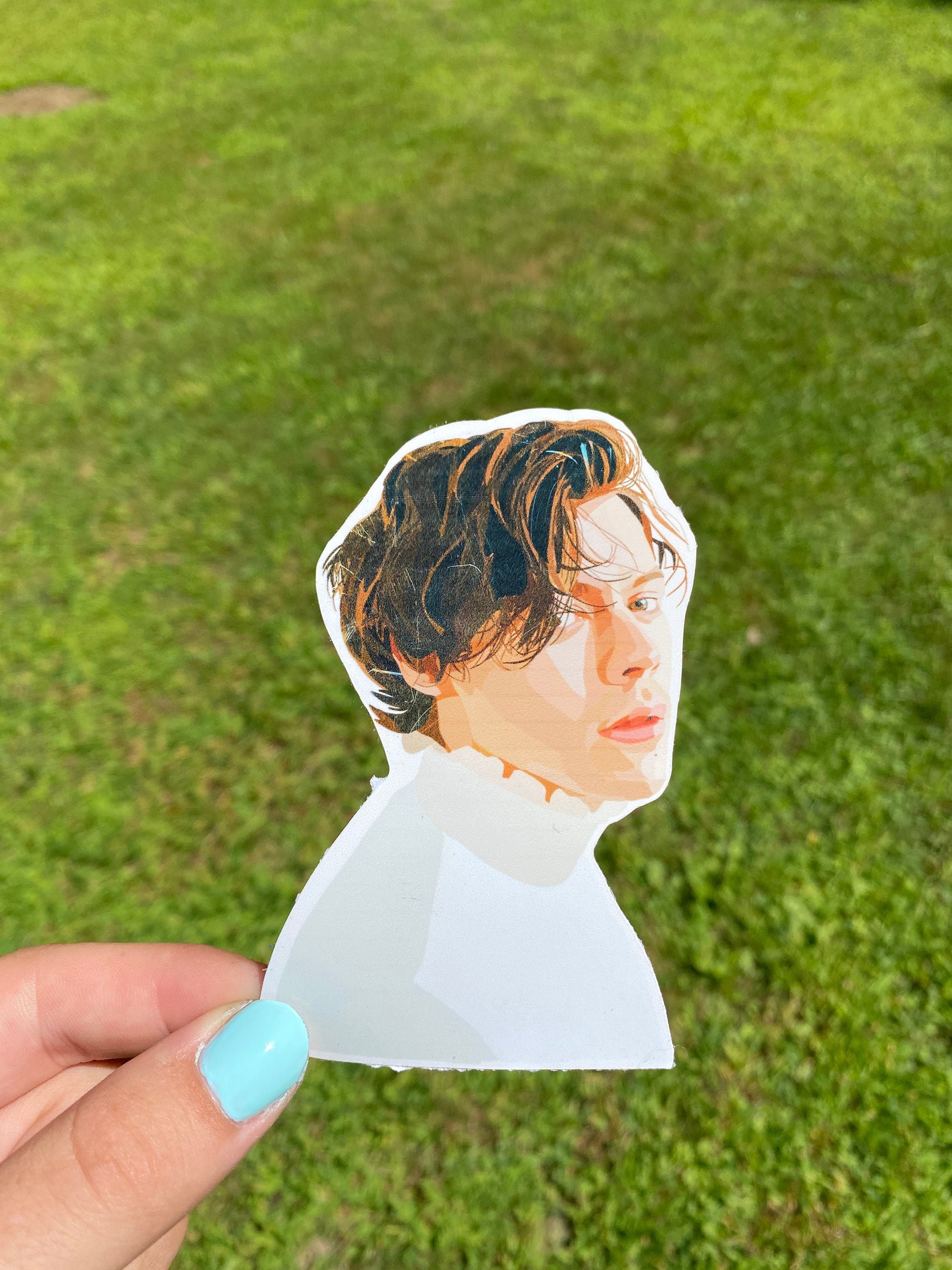 Digitally Painted Harry Styles Sticker - Etsy Denmark