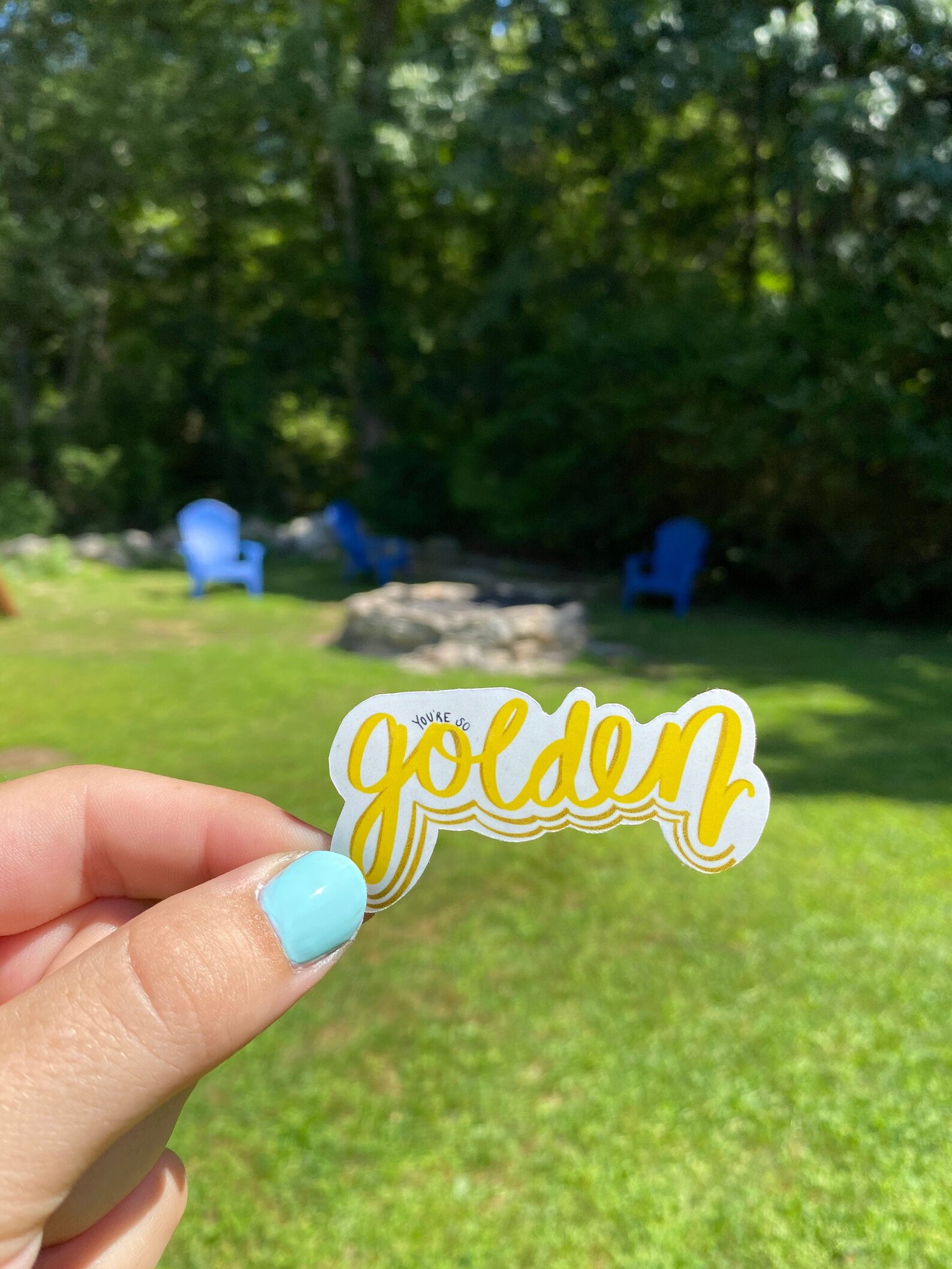 Harry Styles Golden Sticker - Etsy