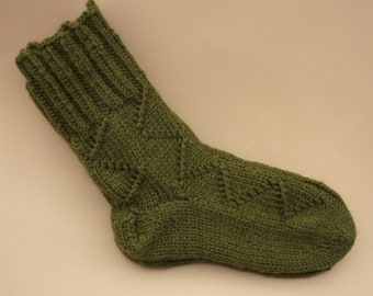 Hand Knitted Socks - Etsy