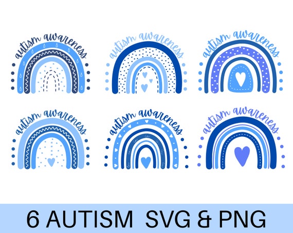 Autism SVG Autism PNG Autism Awareness SVG Cut Files | Etsy