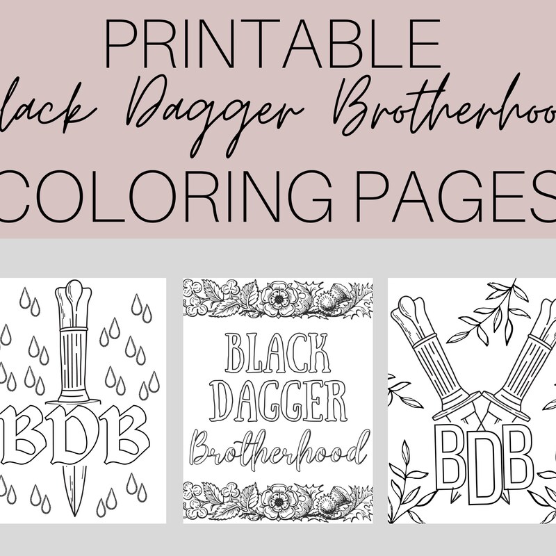 Black Dagger Brotherhood - Etsy