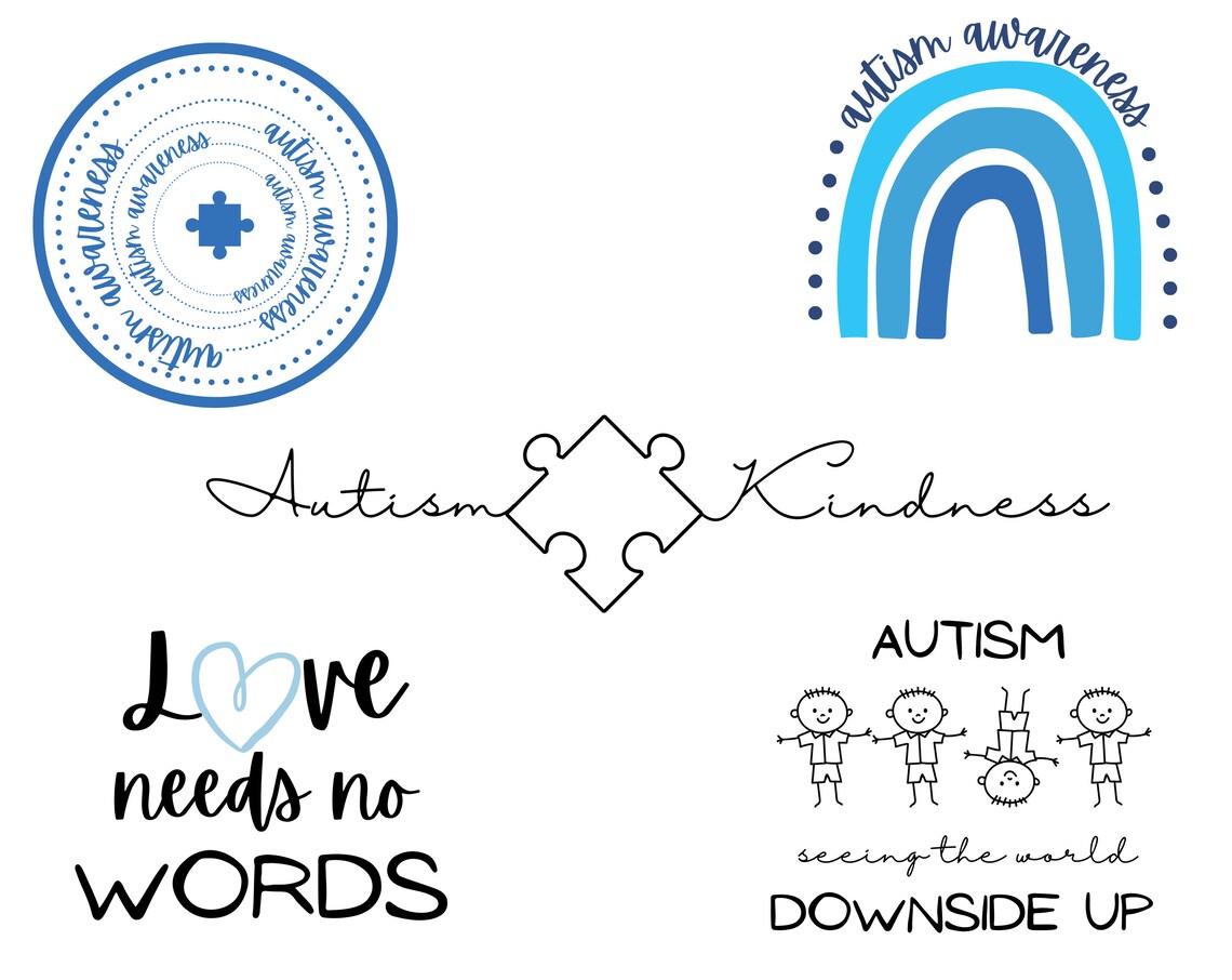 Autism SVG Bundle Autism Svg Autism PNG Autism Awareness - Etsy