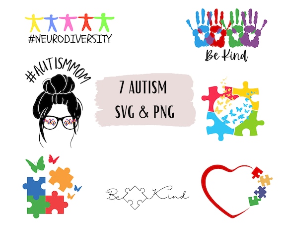 Autism SVG Bundle Autism Svg Autism PNG Autism Awareness - Etsy UK