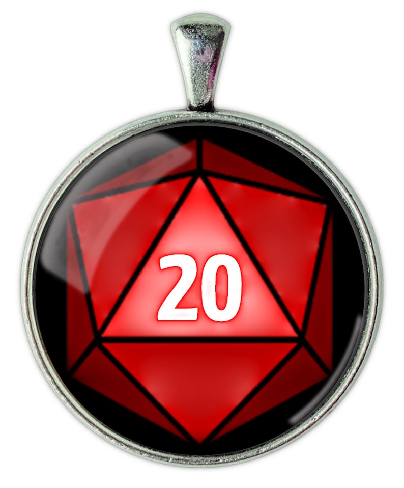 RPG D20 Necklace D20 Pendant D20 Jewelry - Etsy UK