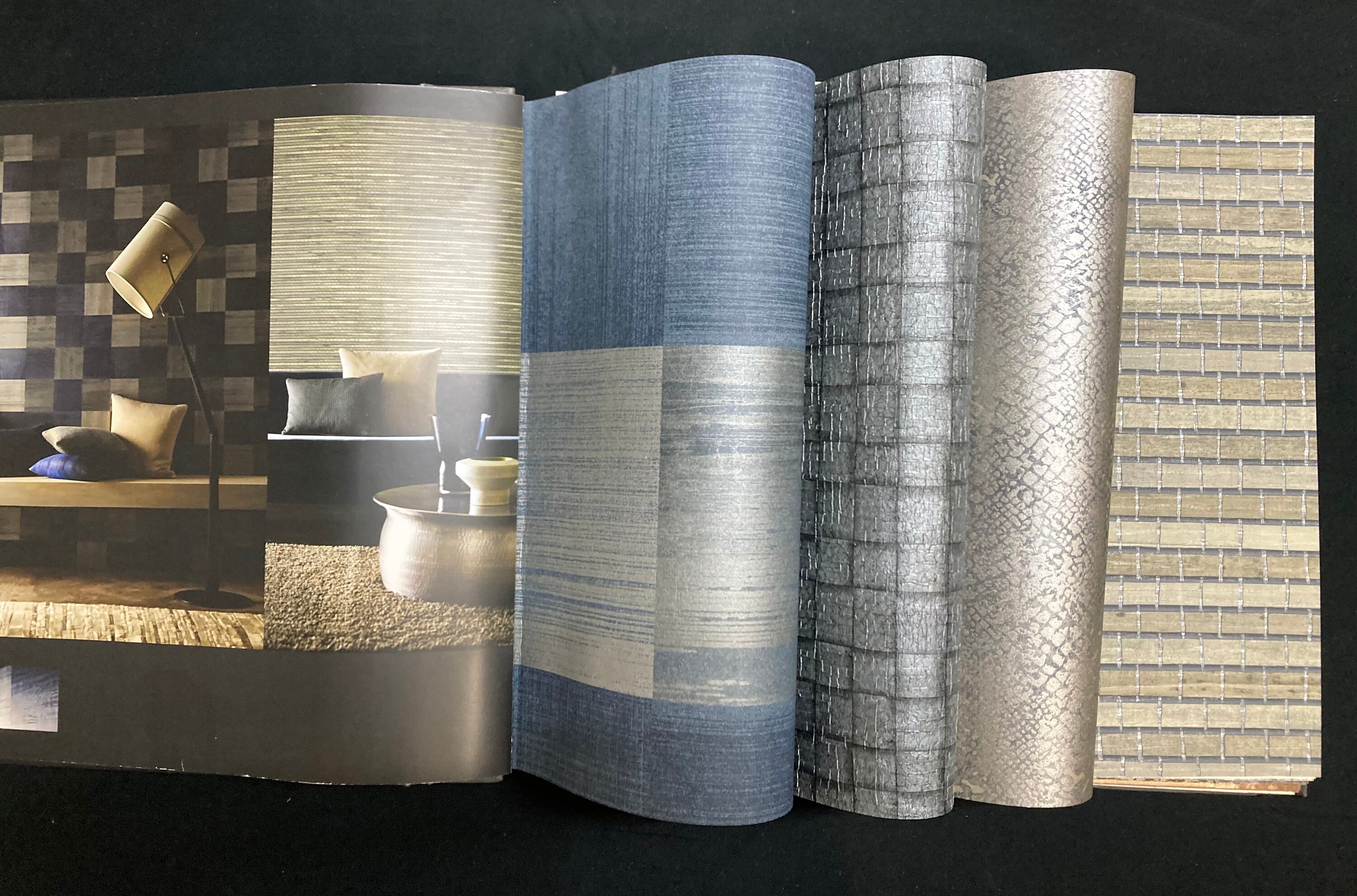 Modern Vinyls Designer Wallpaper Sample Book Dark & Light - Etsy