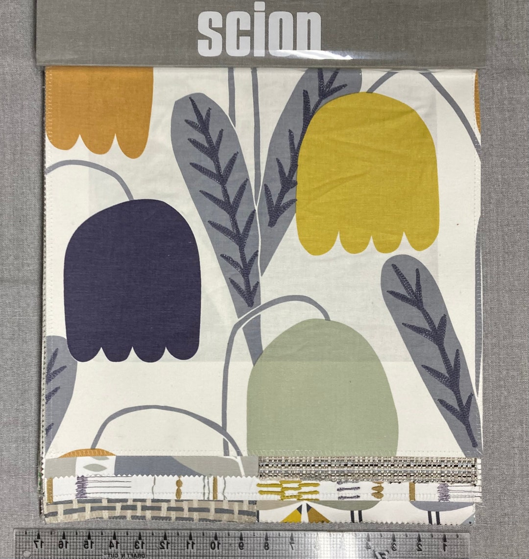 100% Cotton Designer Fabric Sample Book Large Swatches 16x16inches ...