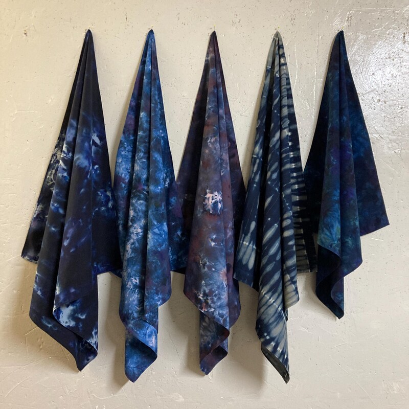 Dark Blue Bandanas - Etsy