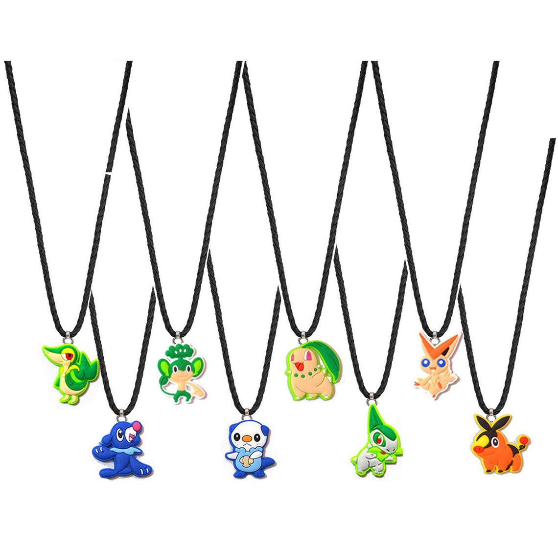 Anime Pokemon PVC Keychain Necklace Magnet or Paperclip - Etsy