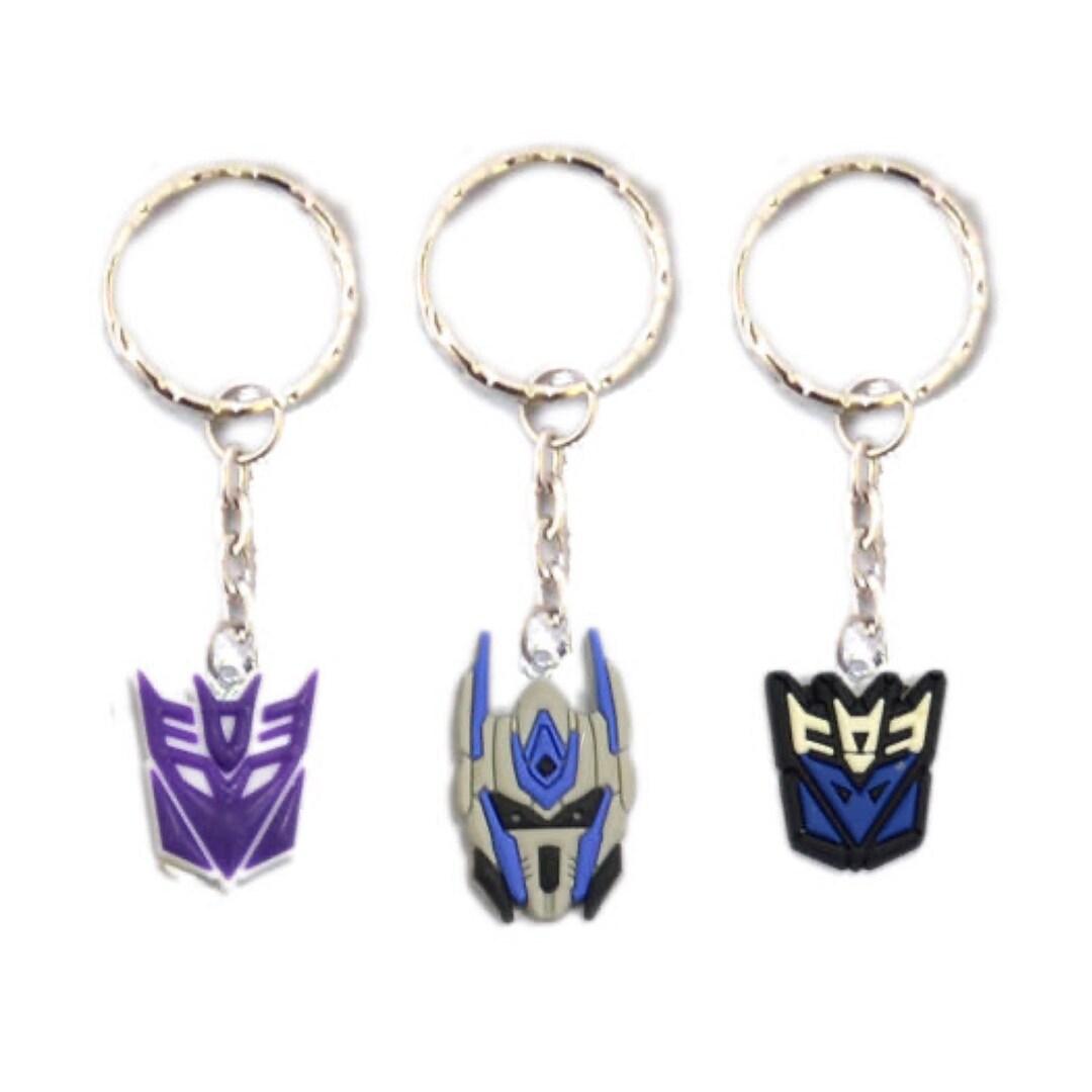 Transformers Purple Decepticon, Optimus Prime and Blue, Decepticon PVC ...