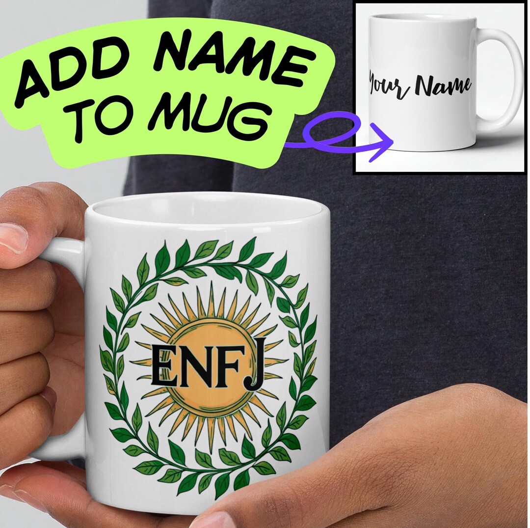 ENFJ Personalised Mug – Myers-briggs MBTI Coffee Cup | 16 Personalities ...