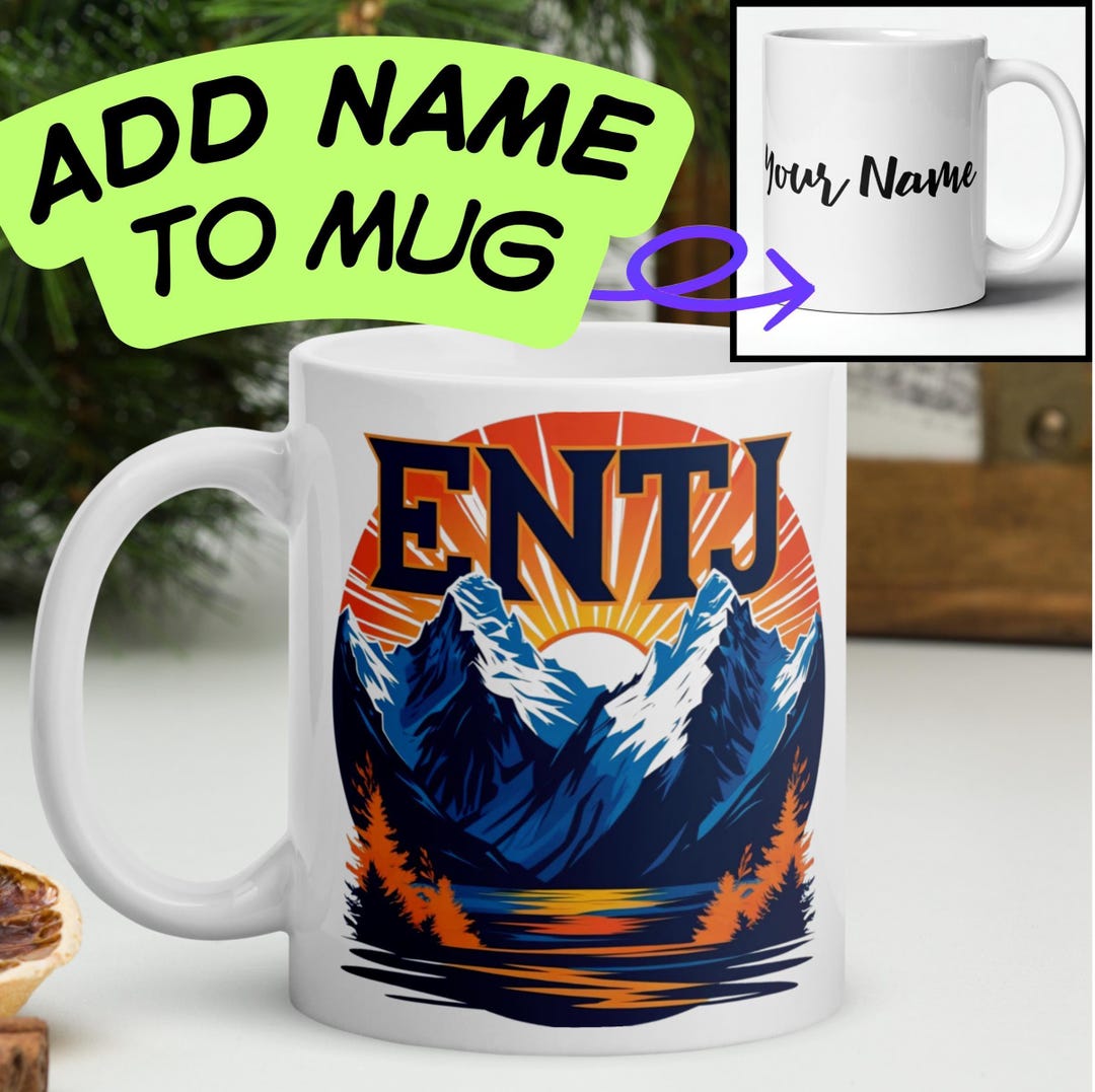 ENTJ Personalised Mug – Myers-briggs MBTI Coffee Cup | 16 Personalities ...